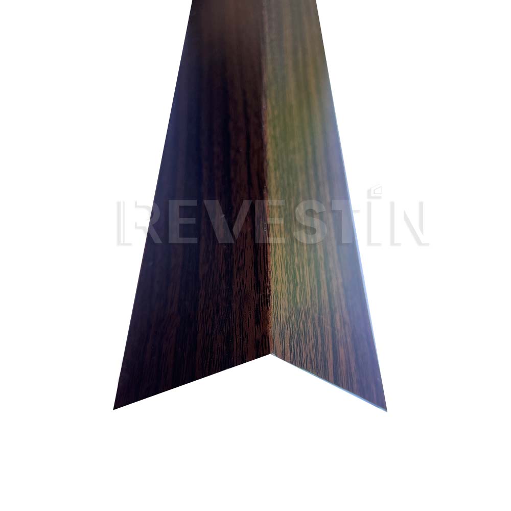 Perfil Esquinero Exterior Metal Siding Nogal Grain 3000 mm – Revestin