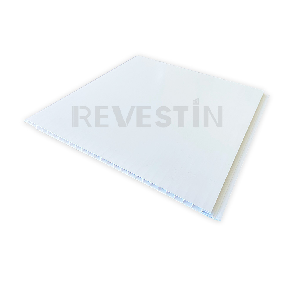 PVC SKY WOOD PANEL MATTE WHITE GRAIN DUO 8x250x3000 mm – Revestin