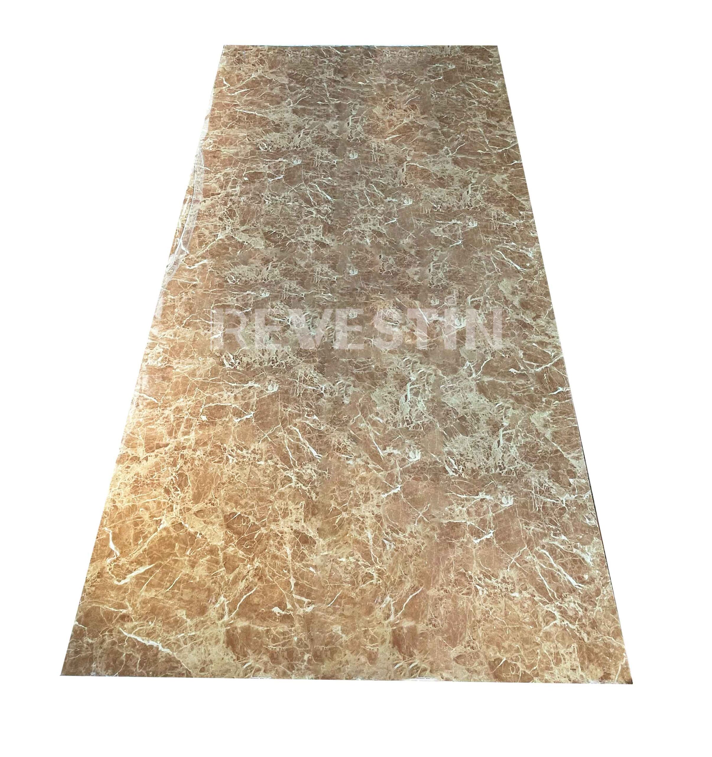 PVC MÁRMOL PANEL CAFÉ CLARO R-8005-1 3x1220x2440 mm – Revestin
